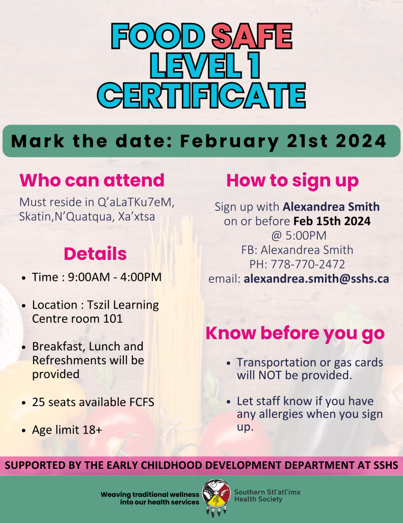 Early Childhood Development Program News - Southern Stl'atl'imx Health ...